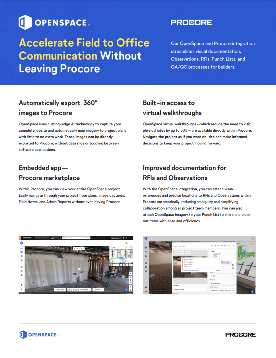 Procore Integration | Accelerate Field to Office Communication