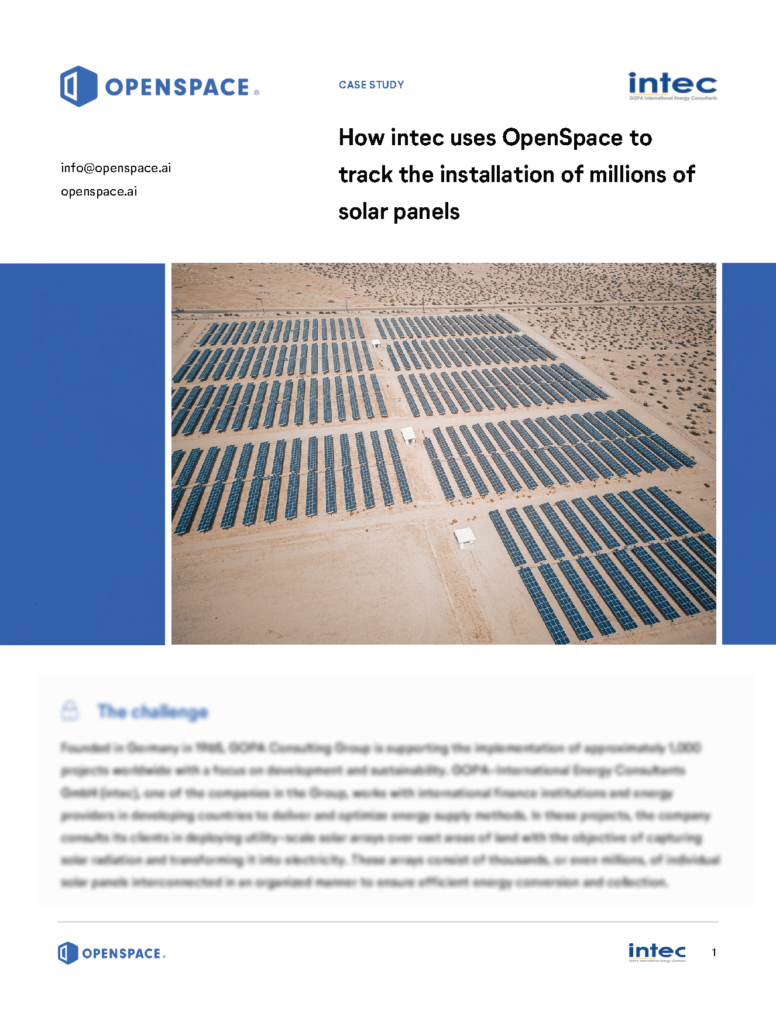 OpenSpace Reality Capture Helps Intec Monitor Progress